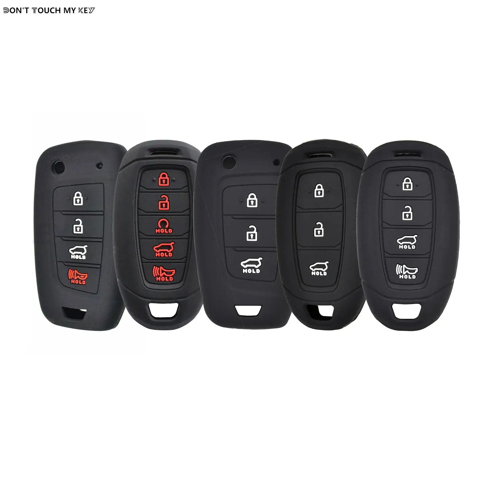 Silikon-Remote-Key-Case-Anh-nger-Abdeckung-f-r-Hyundai-i30-i35-i40-Kona ...