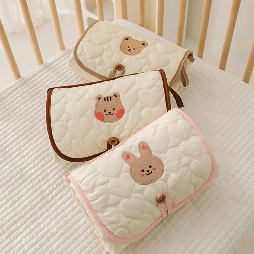 Portable Baby Changing Pad | Dual-Sided, Foldable Diaper Cushion with ...