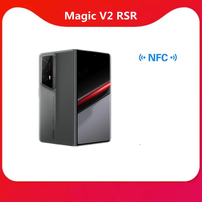 2024 Original HONOR Magic V2 RSR 5G Cell Phone 6.43inch OLED Snapdragon 8 Gen 2 66W 50MP Camera ...