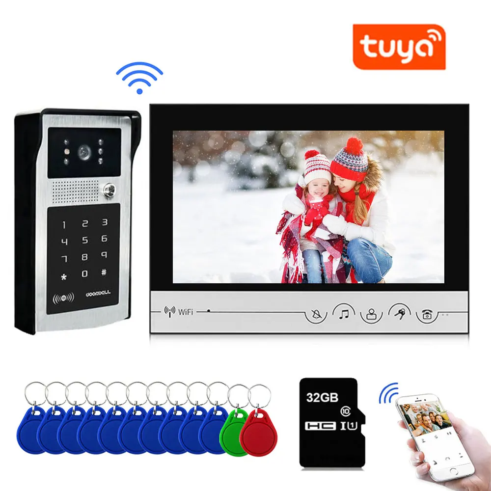 9-inch-WIFI-Video-Doorbell-Tuya-Waterproof-Outdoor-Intercom-System ...