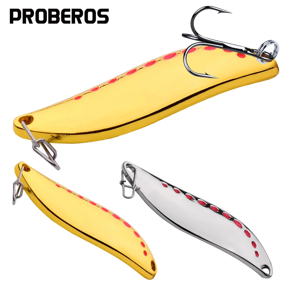 Bass Pike Spoon Lures Metal Spinner 5g 10g 15g 20g Silver Gold Bass ...