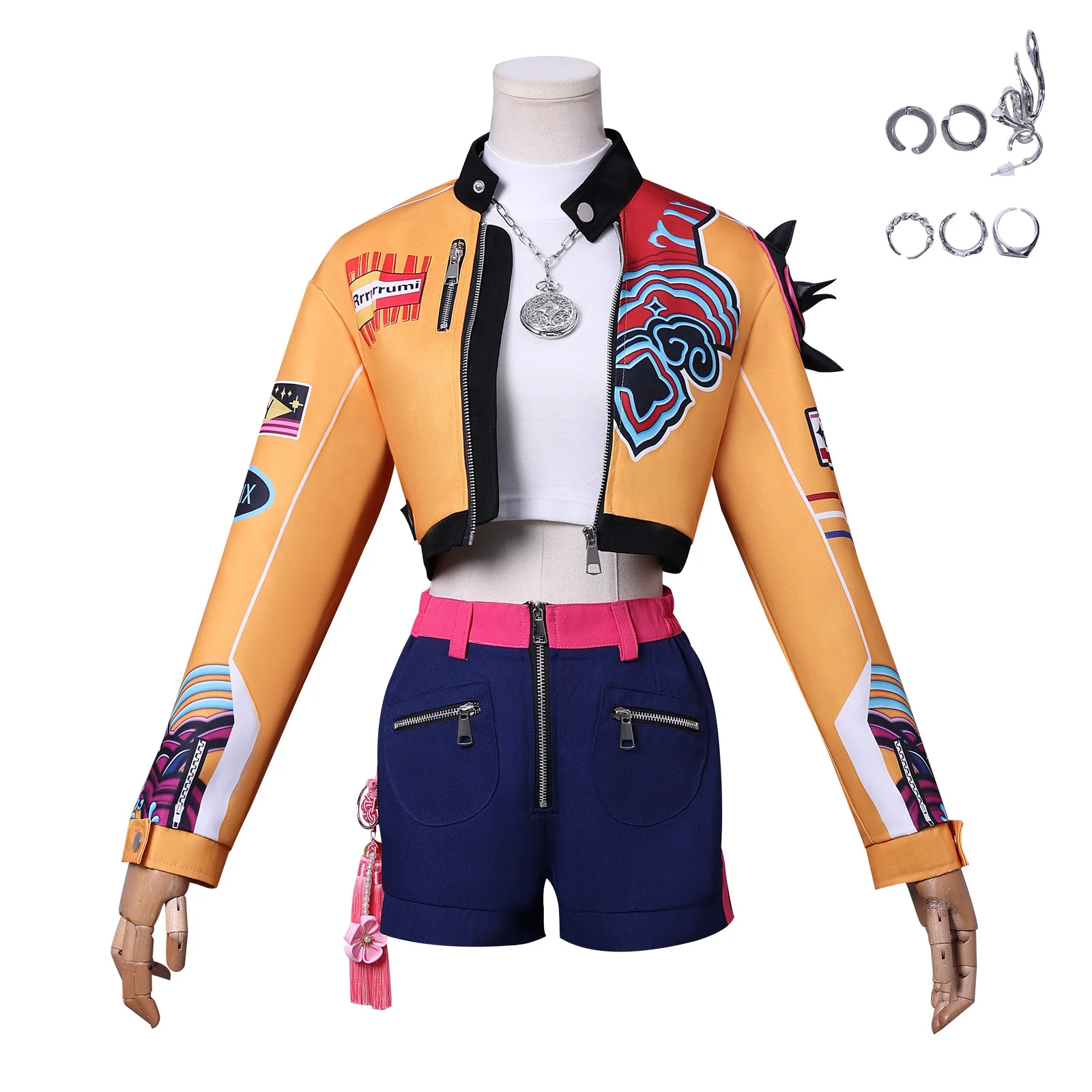 Mitsuri Cosplay Wig My Sky Rumimi Costume Wig – K-Pop Demon Hunter ...