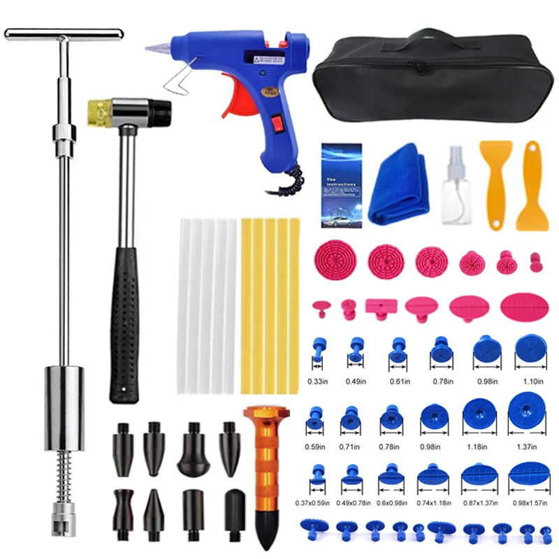 Automotive-Dent-Puller-Tools-Kit-Car-Body-Suction-Cup-Reverse-Hammer ...