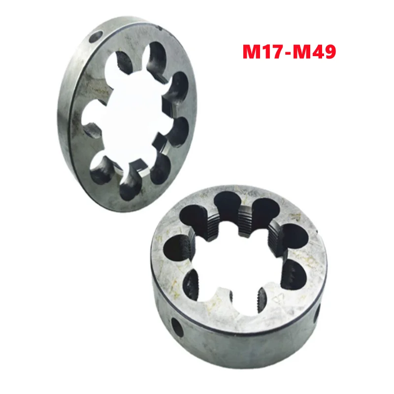 1pcs Large size right hand thread die M17 M49 HSS metal thread tool ...