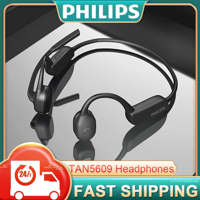 Philips TAN5609 Bone Conduction Headphone Wireless Bluetooth Sports ...