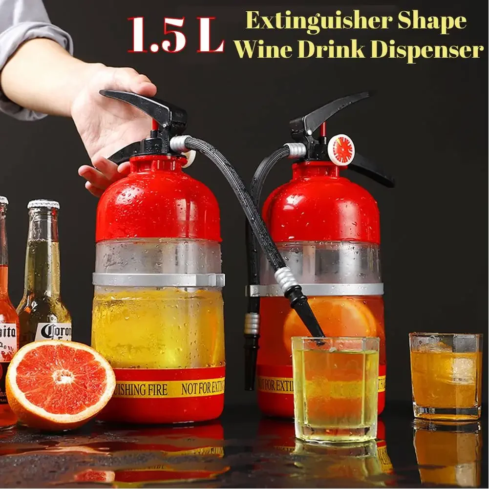 1-5L-Alcohol-Beverage-Dispenser-Fire-Extinguisher-Pourer-Manual-Press ...