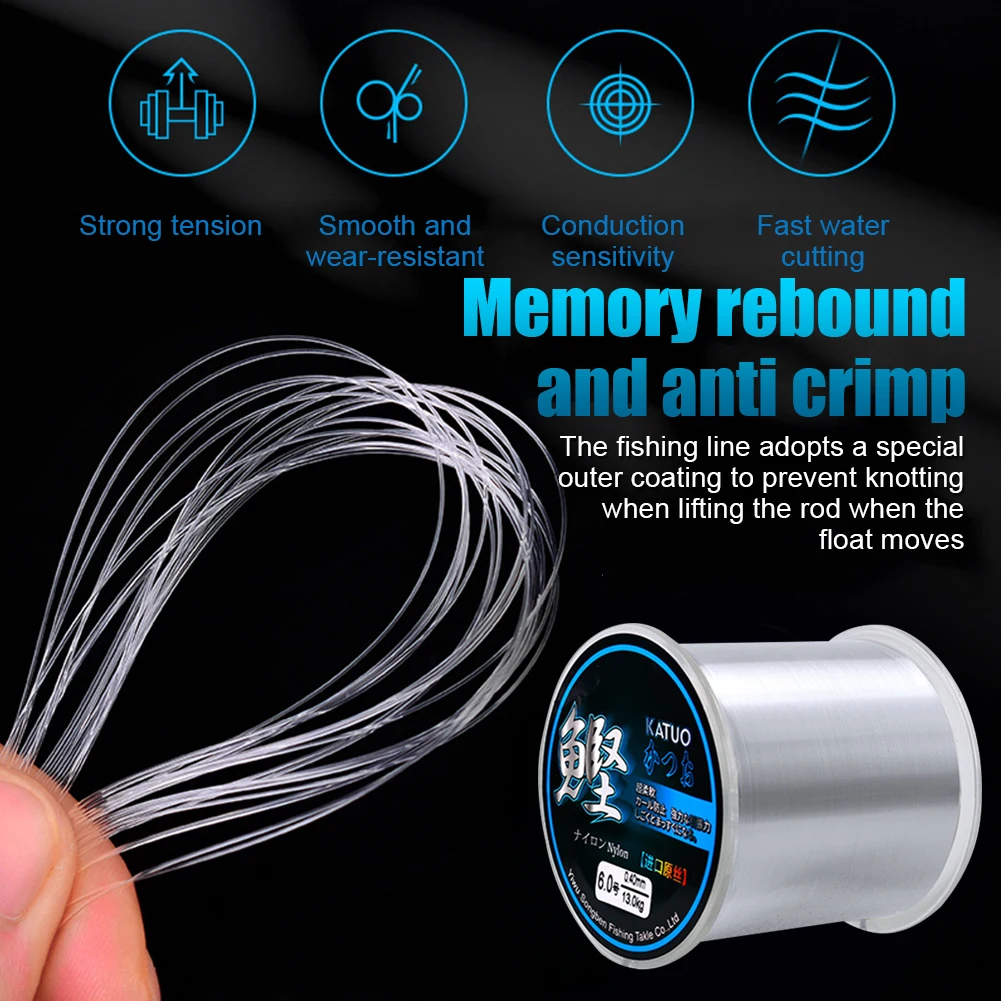 100m Fishing Line Monofilament Super Strong Japan Monofilament Main ...