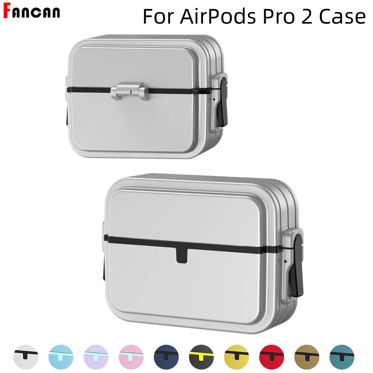 For-Airpods-Pro-2-Case-Cover-2022-Airpods-Case-with-Lock-Protector ...