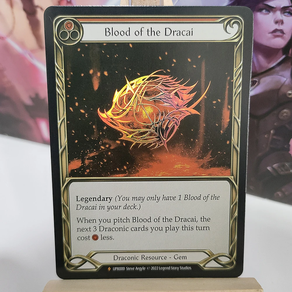 Fab Card Game Proxy (foil) Arknight Shard Blood Of The Dracai ...