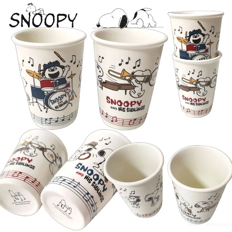 Snoopy-Simple-Stripe-Ceramics-Cup-Bubble-Tea-Cup-Juice-Beer-Can-Milk ...