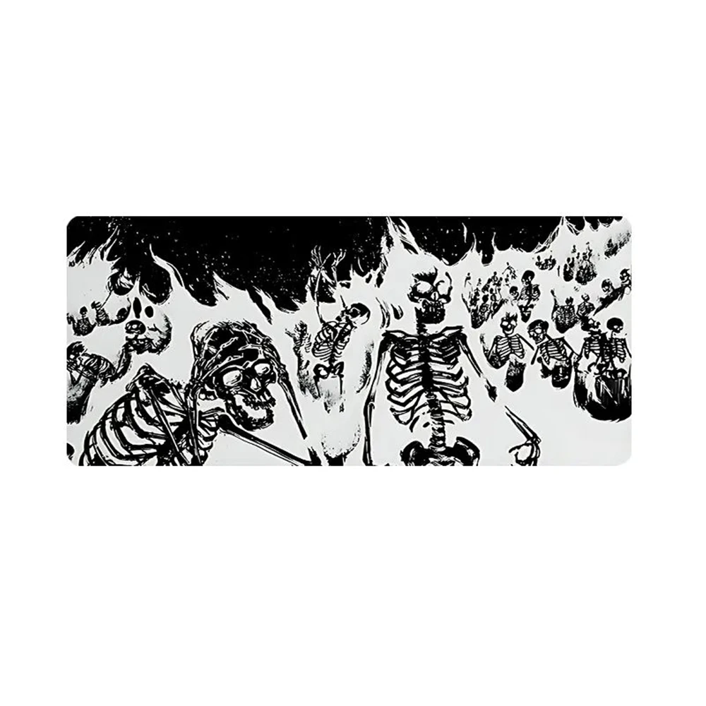 Alfombrilla-de-rat-n-de-calavera-de-terror-dise-o-en-blanco-y-negro ...