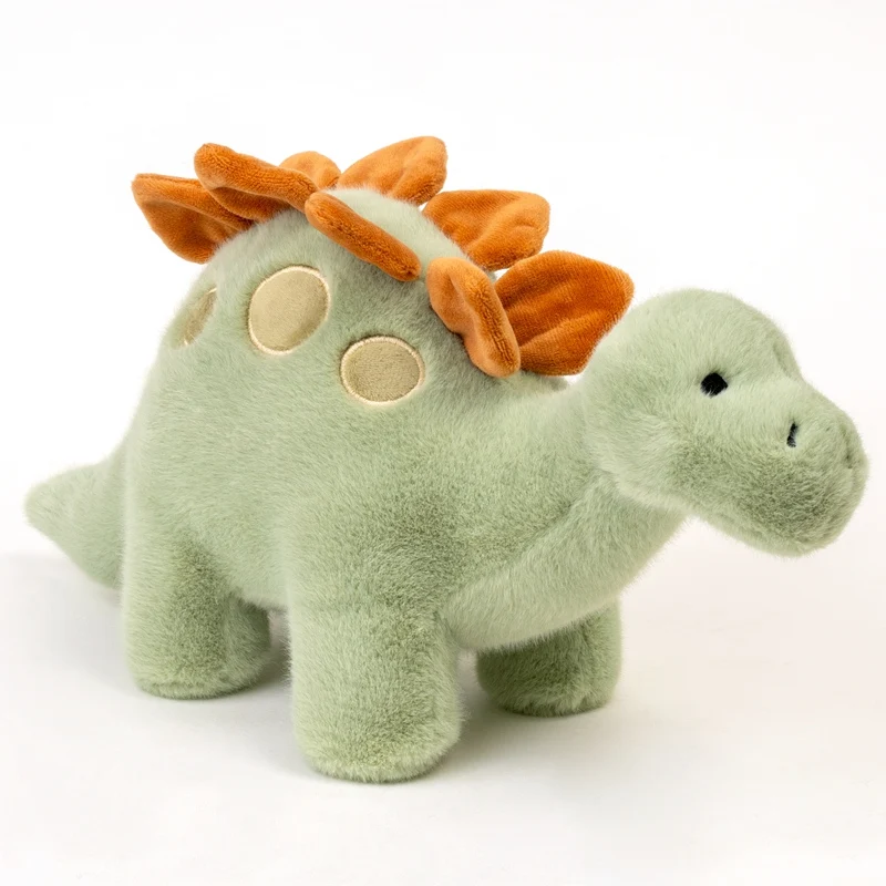 Cute Cartoon Green Dinosaur Plush Toy 40CM Stegosaurus Figure Stuffed ...