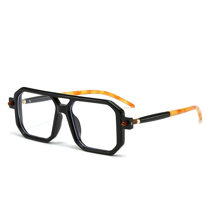 European and American Fashion Retro Square Large Frame Glasses Street ...