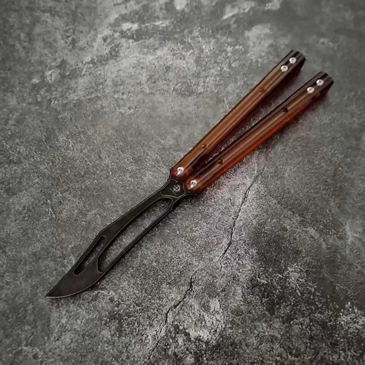 Baliplus-Clone-JK-Designs-Orca-Balisong-Trainer-G10-Ultem-PEI-Plastic ...