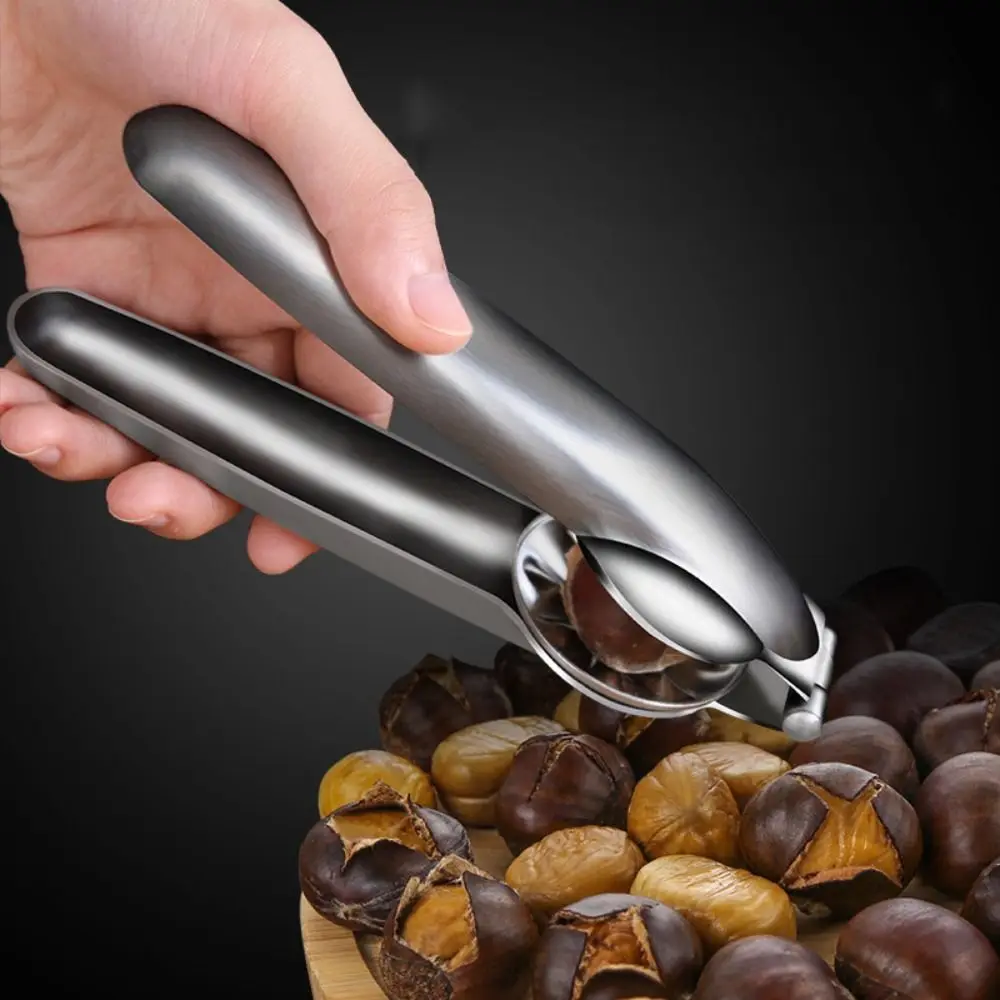 2 in 1 Stainless Steel Chestnut Sheller Anti-slip Grooves Efficient ...