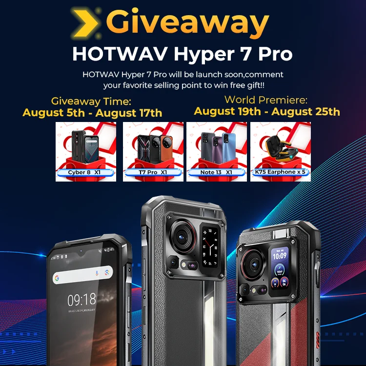HOTWAV-Hyper-7-Pro-5G-Rugged-Phone-200MP-Android-14-6-6-FHD-120Hz ...