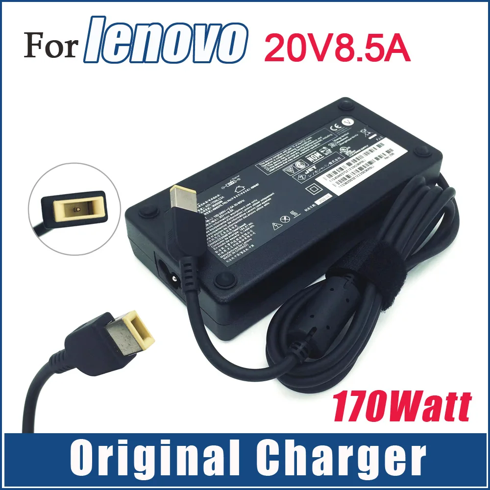 Genuine 170W Laptop Ac Adapter Charger For Lenovo Thinkpad P50/P51/P70 ...