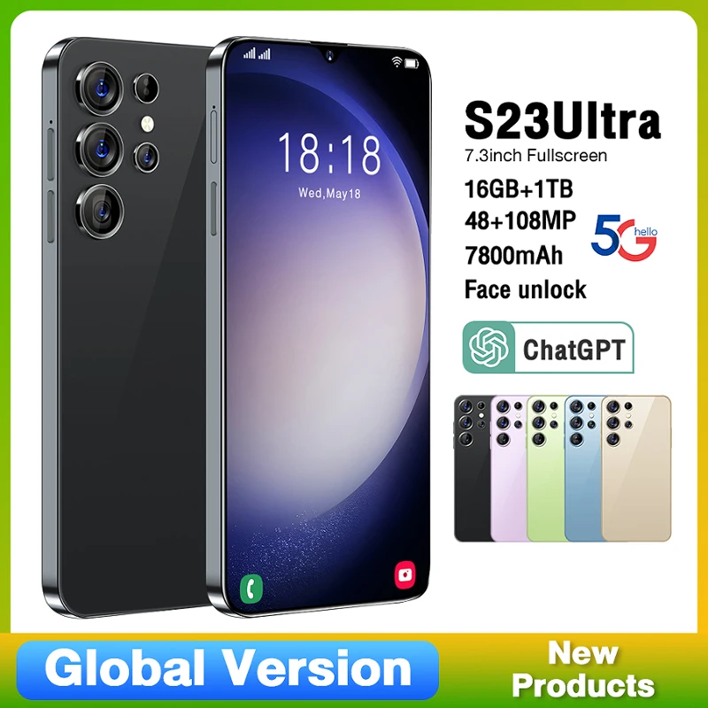 S23-Ultra-Desbloqueado-Smartphone-Android-Telem-veis-Telem-vel-4G-Rede ...