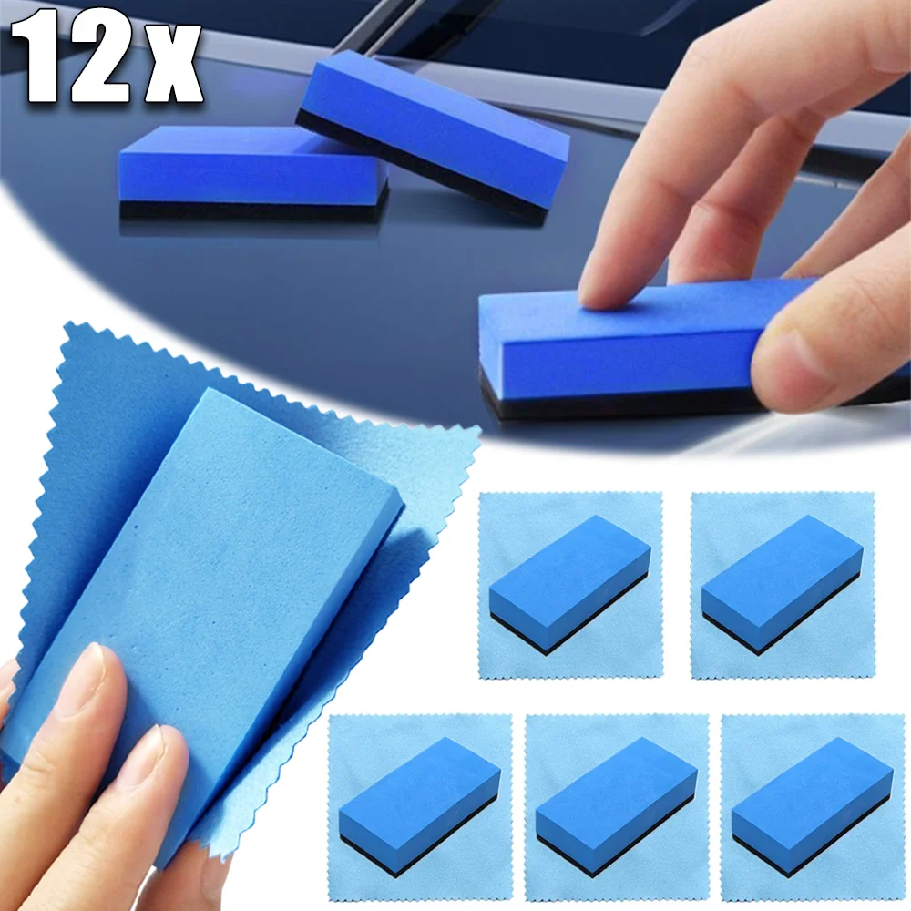 Car Wax Polish Sponge Pad Professional Car Cleaning Coating Sponge ...