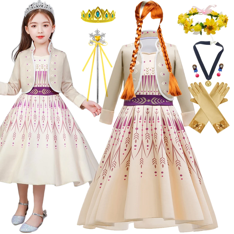 Prinzessin-cosplay-anna-kost-m-kleid-f-r-kinder-m-dchen-cosplay-kinder ...