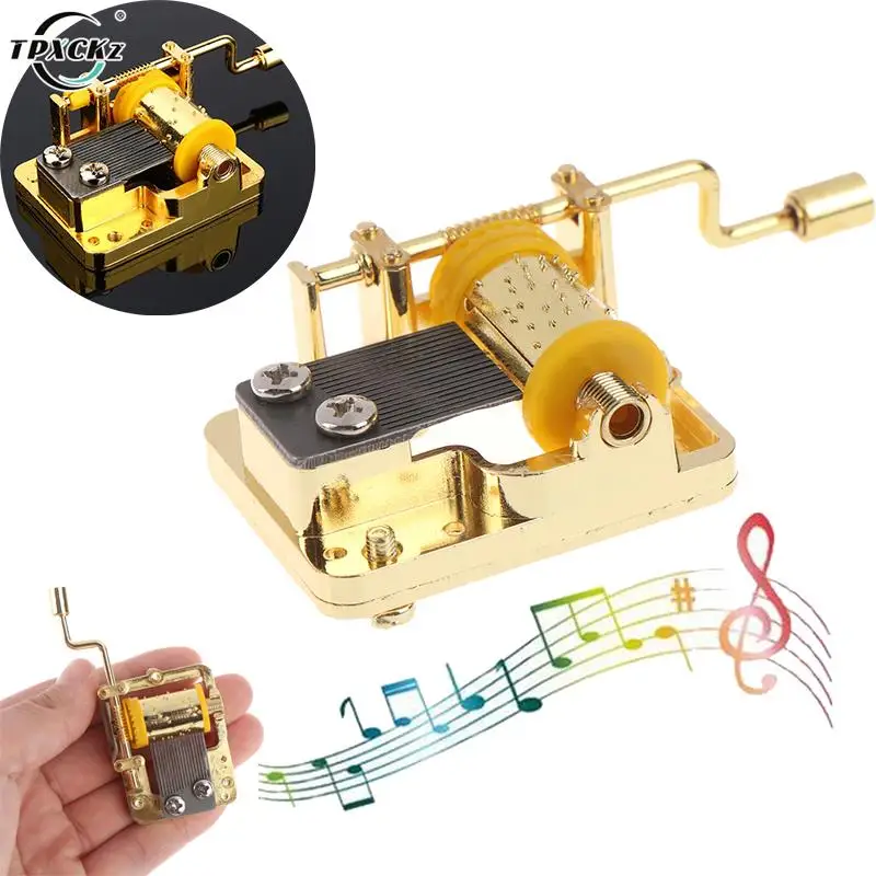 18-Tones-Mini-Hand-Cranking-Music-Box-Decorative-Collectibles-Christmas ...