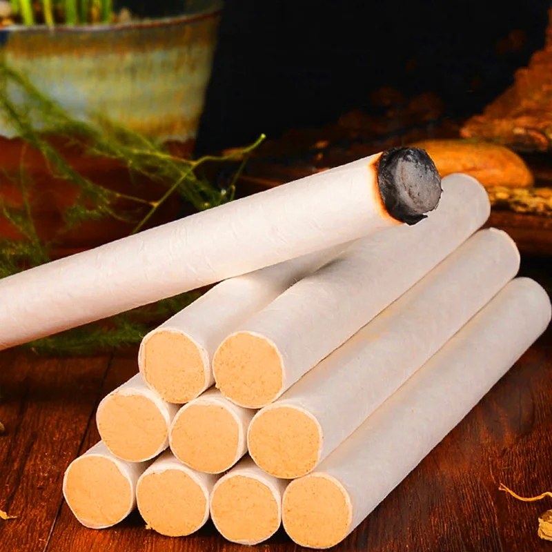 50-1-Pure-Moxa-Stick-10-Years-Old-Chinese-Moxibustion-Acupuncture ...
