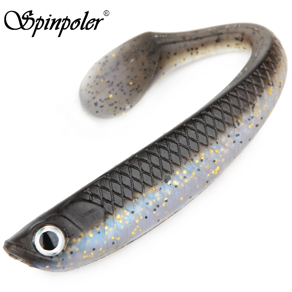 Spinpoler Shad Lure Fishing Bait 55mm 80mm 95mm Double Color Wobblers ...