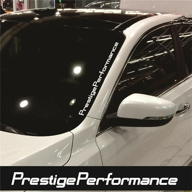 1PC Prestige Performance Graphic Front Windshield Decal Vinyl Car Sport ...
