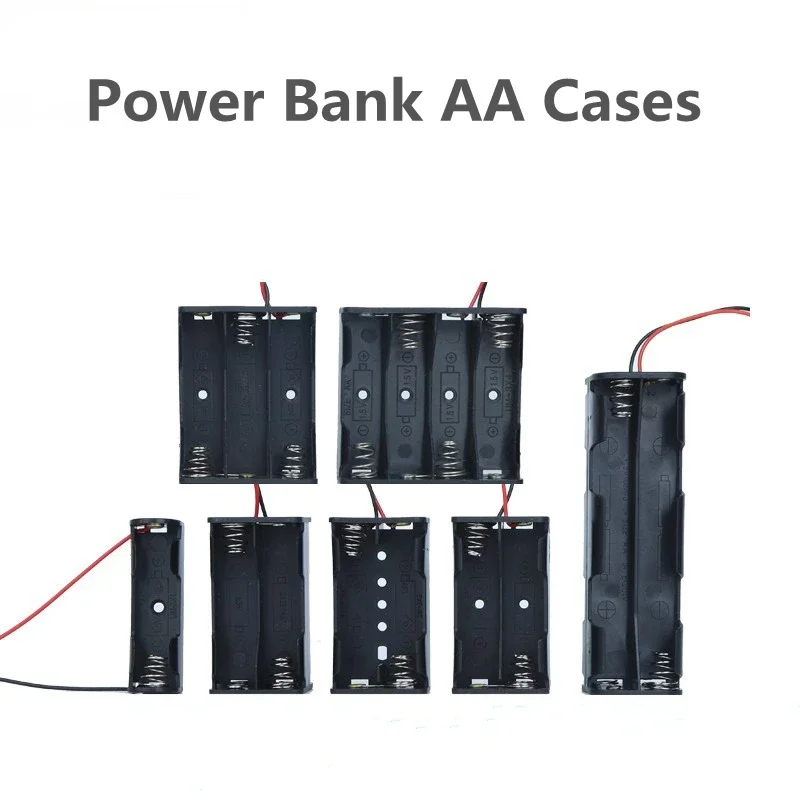 Hot-Sell-AA-Power-Bank-Cases-1X-2X-3X-4X-AA-Battery-Holder-Storage-Box ...