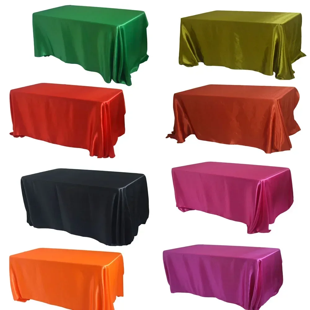 145x200cm/240cm Rectangle Tablecloth Overlays Wedding Decoration ...