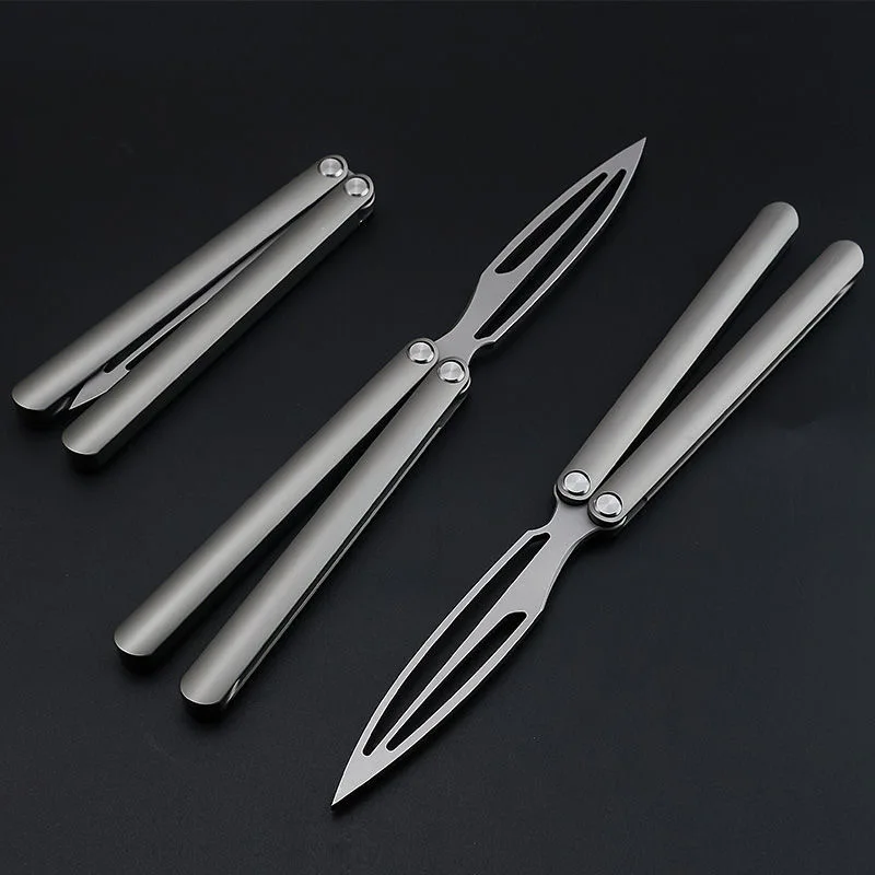 Titanium-Fiore-Balisong-Clone-Trainer-Channel-Handle-Bearing-Pivot ...