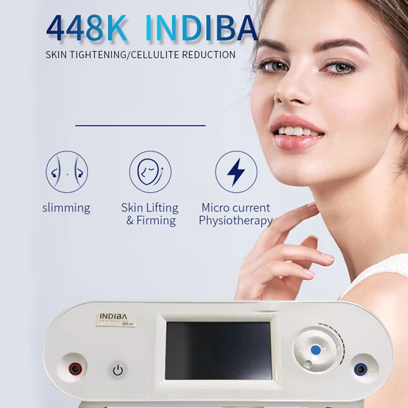 INDIBA máquina de adelgazamiento corporal para pérdida de peso, dispositivo Tecar para adelgazar ...