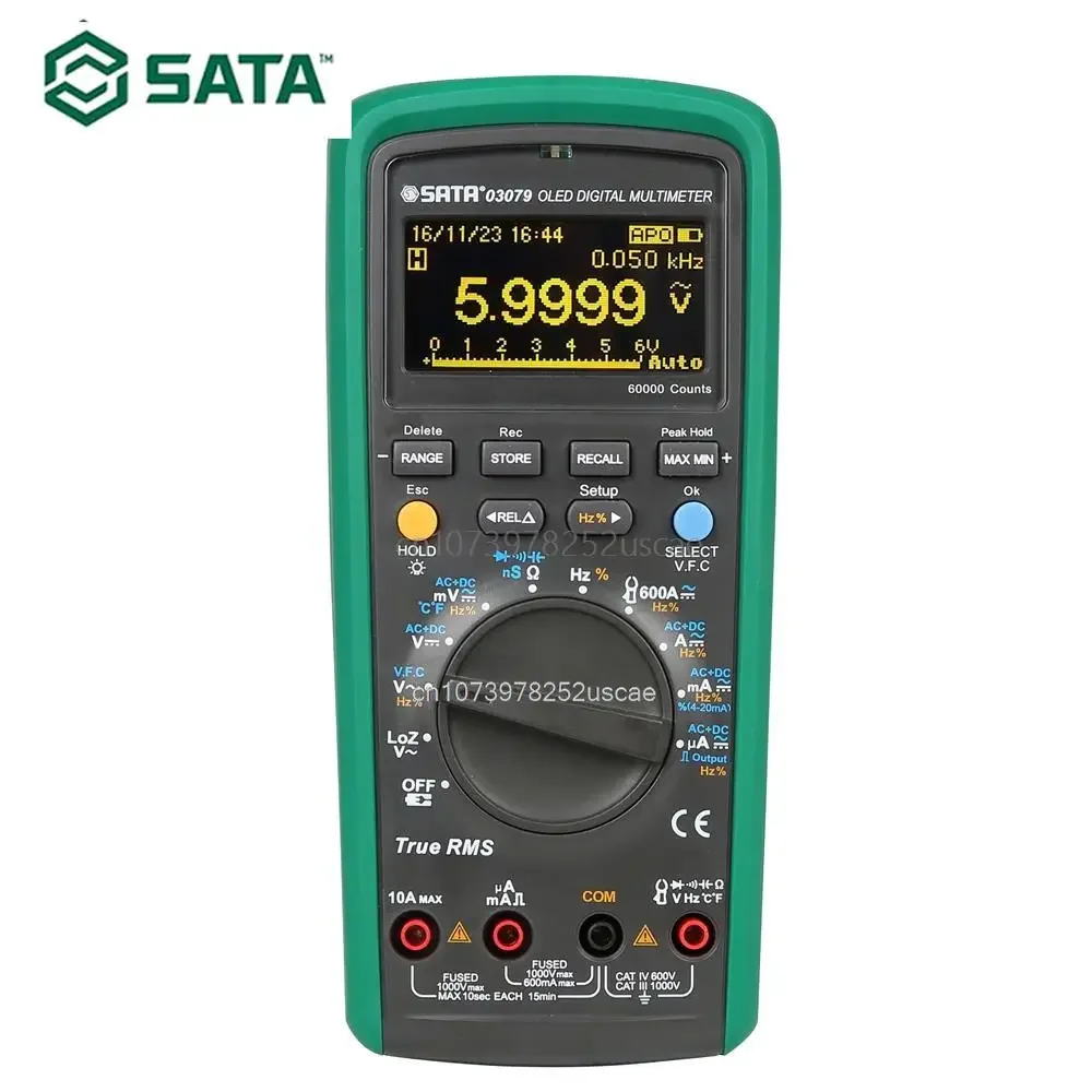 SATA-OLED-Intelligent-True-RMS-Digital-Multimeter-4-5-6-digit-true-RMS ...
