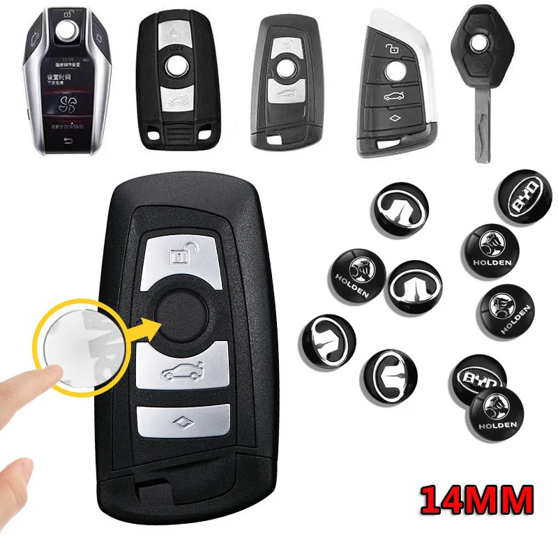 14mm-Car-remote-key-logo-badge-Car-logo-sticker-For-Citroen-Skoda ...