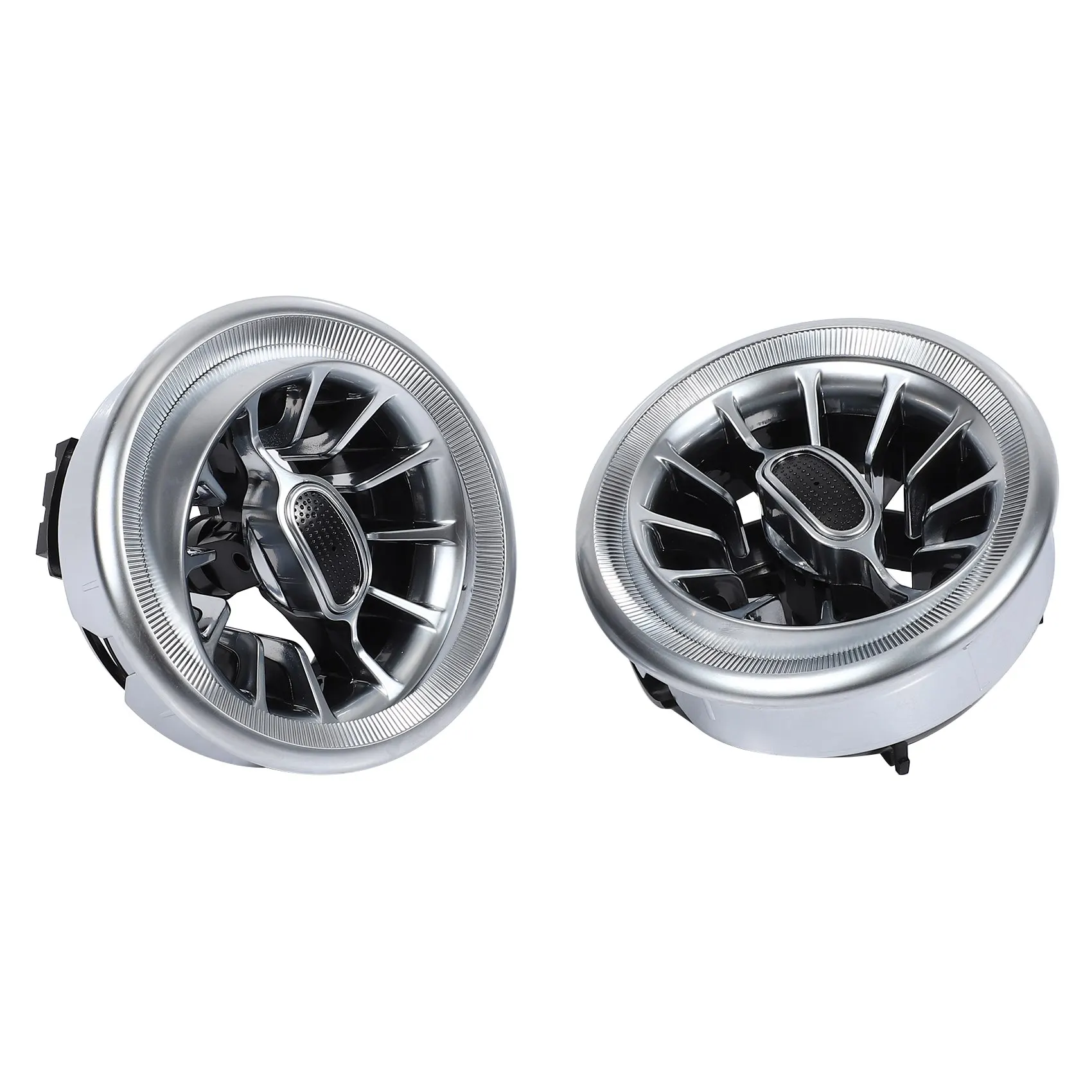 2Pcs-Car-Front-Dashboard-AC-Air-Condition-Air-Vent-Outlet-Trim-for ...