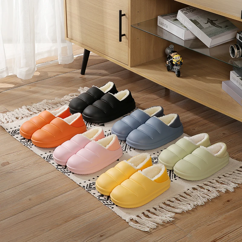 Winter-Cotton-Slippers-Women-Warm-Plush-Shoes-Fashion-Indoor-Home-Thick ...