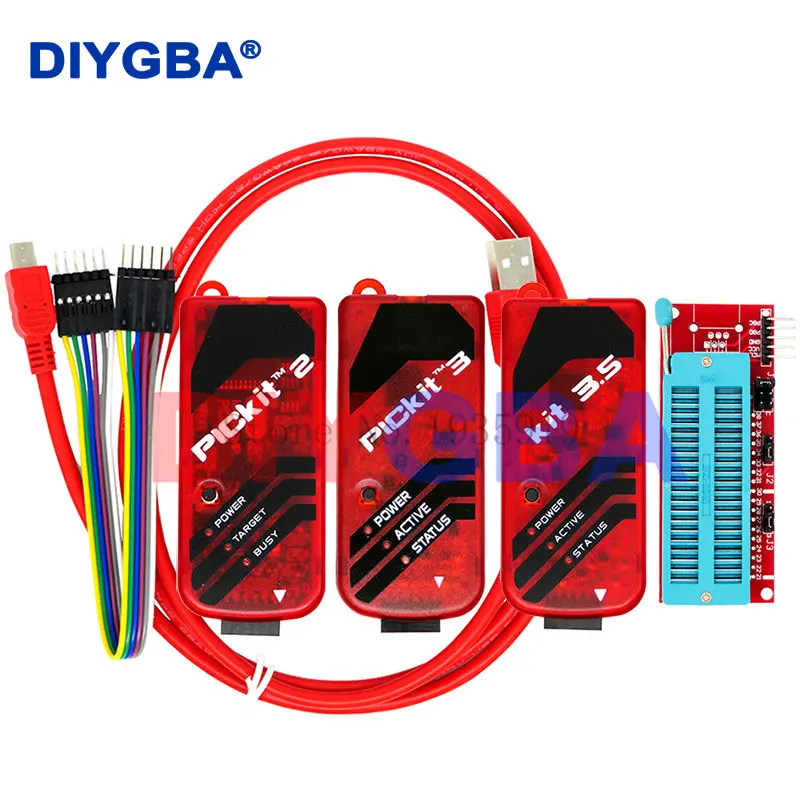 PICKit2 PICKIT3 PICKit3.5 Programmer + PIC ICD2 PICKit 2 PICKIT 3 ...