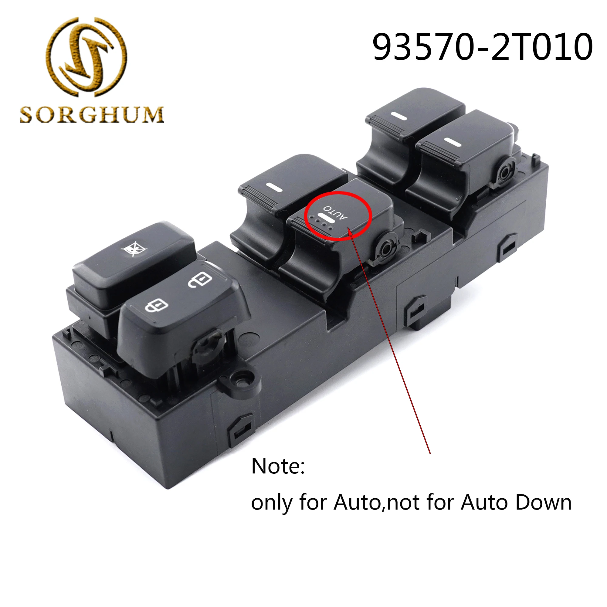 SORGHUM 자동 전기 마스터 파워 윈도우 스위치 93570 2T010 Kia Optima 2011 2012 2013 ...