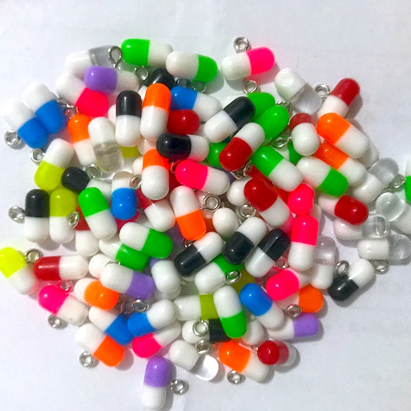 10pcs-Pill-Capsule-Resin-Pendant-Charms-For-DIY-Jewelry-Making ...