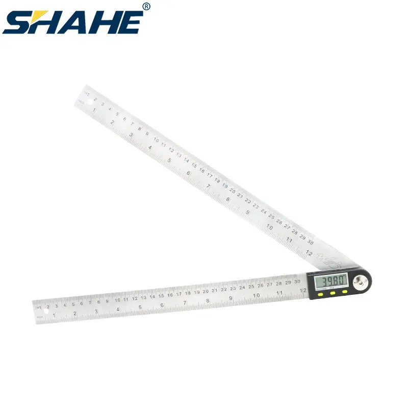 300 mm 12 '' Stainless Steel Angle Ruler Electronic Protractor ...