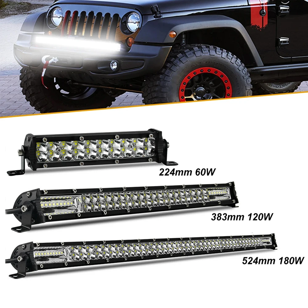 Nlpearl-Slim-Spot-Flood-LED-Bar-Work-Light-60W-120W-180W-240W-For-Car ...