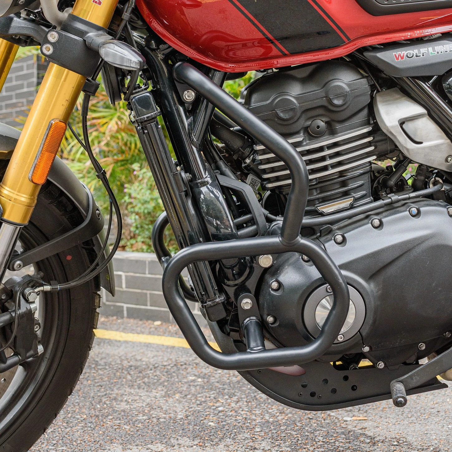 WOLFLINE Highway Crash Bars for Triumph SPEED 400 Engine Bumper for ...