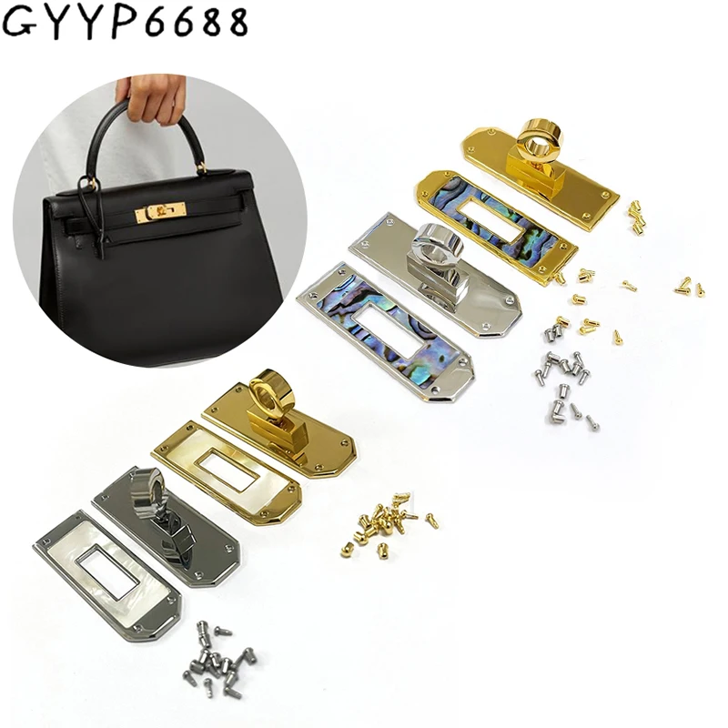 12x7MM-47x16MM-Gold-Silver-Stainless-Steel-Metal-Rectangle-Locks-And ...