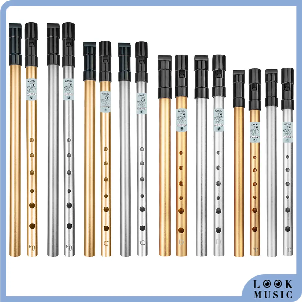 Professional-Irish-Whistle-Flute-C-D-bB-bE-Key-NAOMI-Ireland-Flute-Tin ...