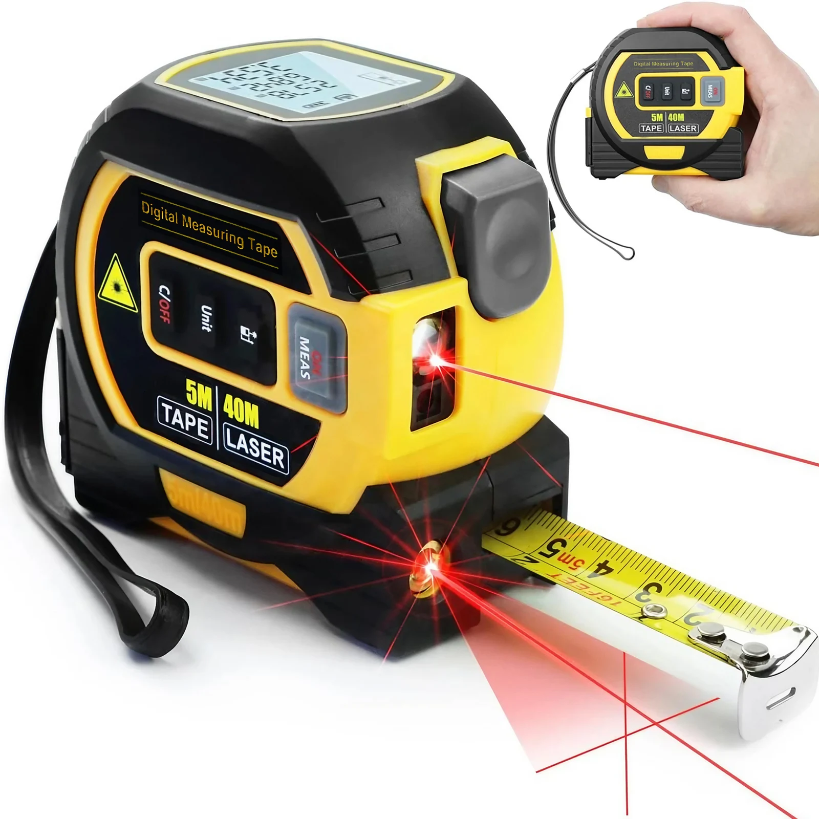 3-in-1-Laser-Tape-Measure-40-60M-Meters-Infrared-Laser-Distance ...