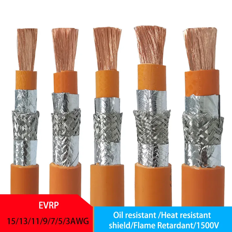 EVRP-High-Voltage-Shielded-Cable-2M-1500V-13-11-9-7-5-3AWG-Single-Core ...