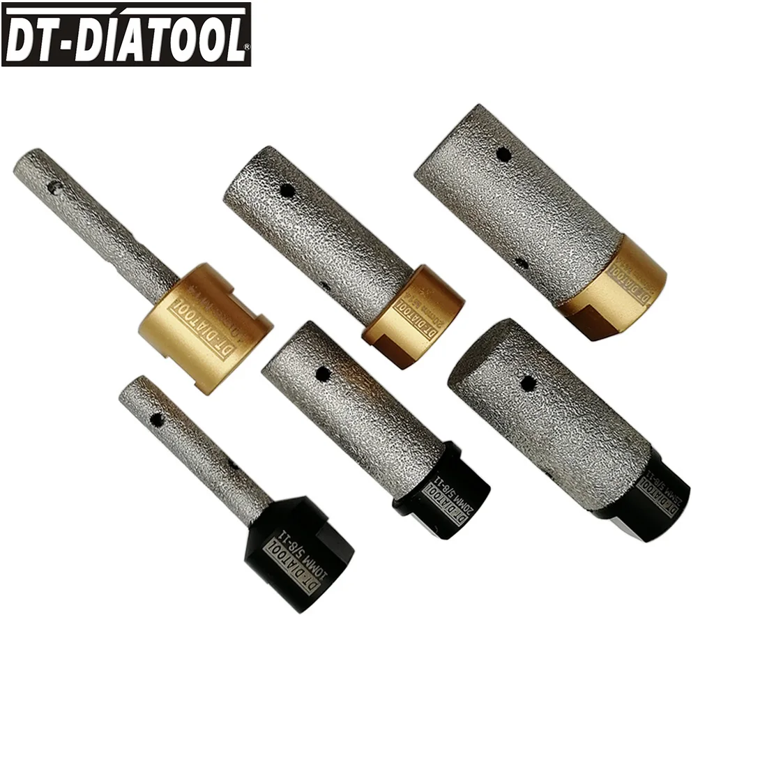 DT-DIATOOL 1pc Dia10 to 30mm Diamond Finger Bits 5/8-11 M14 M10 Thread ...