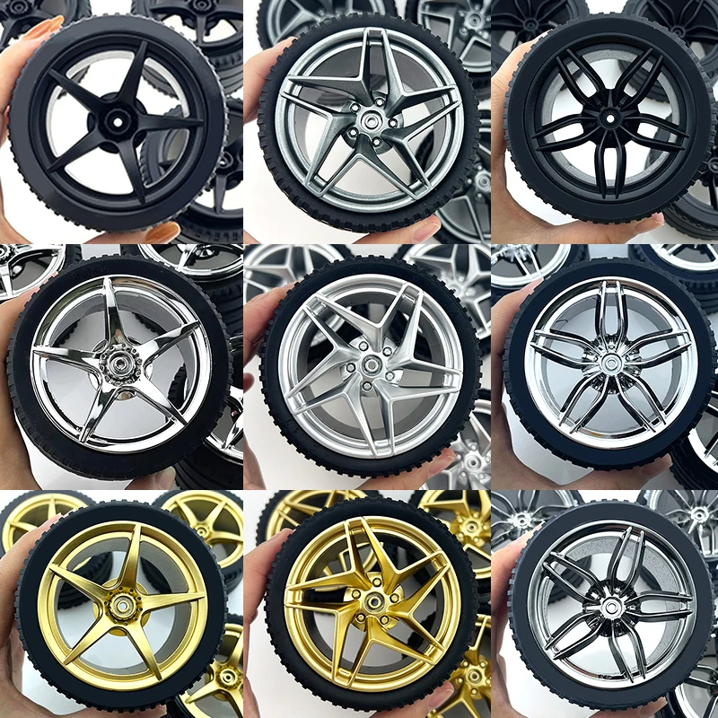 CADA-1-8-Wheel-Hub-Building-Block-Accessories-Black-Golden-Silver ...