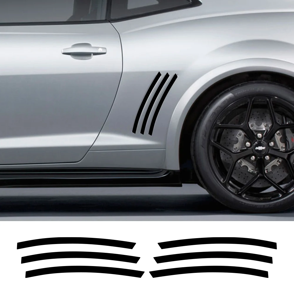 For-Chevrolet-Camaro-ZL1-Z28-RS-SS-Car-Body-Stickers-Graphics-Side-Slit ...