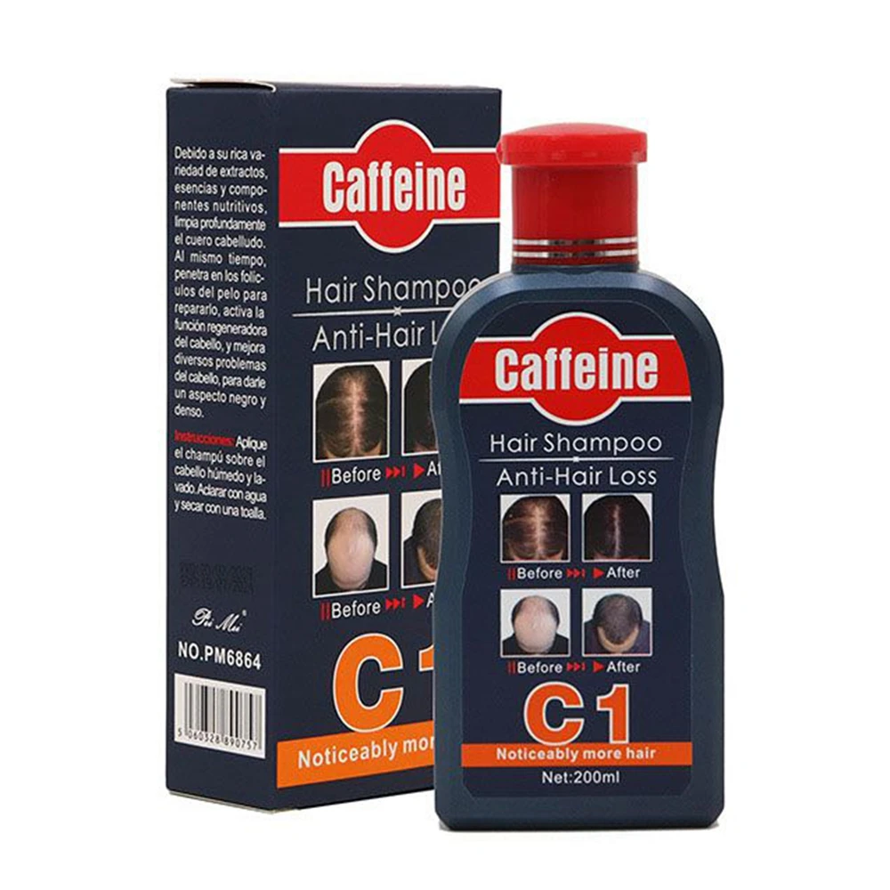 200ml-Professional-Hair-Caffeine-Shampoo-Hair-Regrowth-Dense-Fast ...